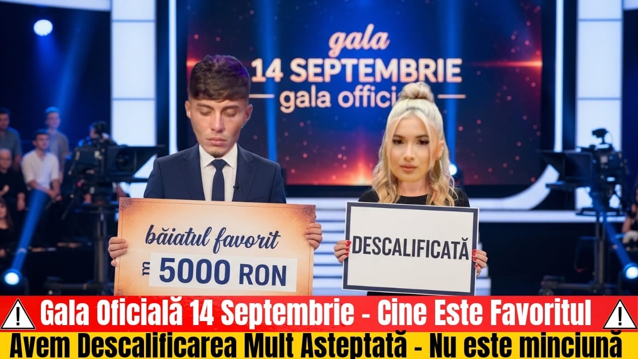 🔥 Gala Oficială 14 Septembrie - Cine a luat cecul şi cine a fost ...