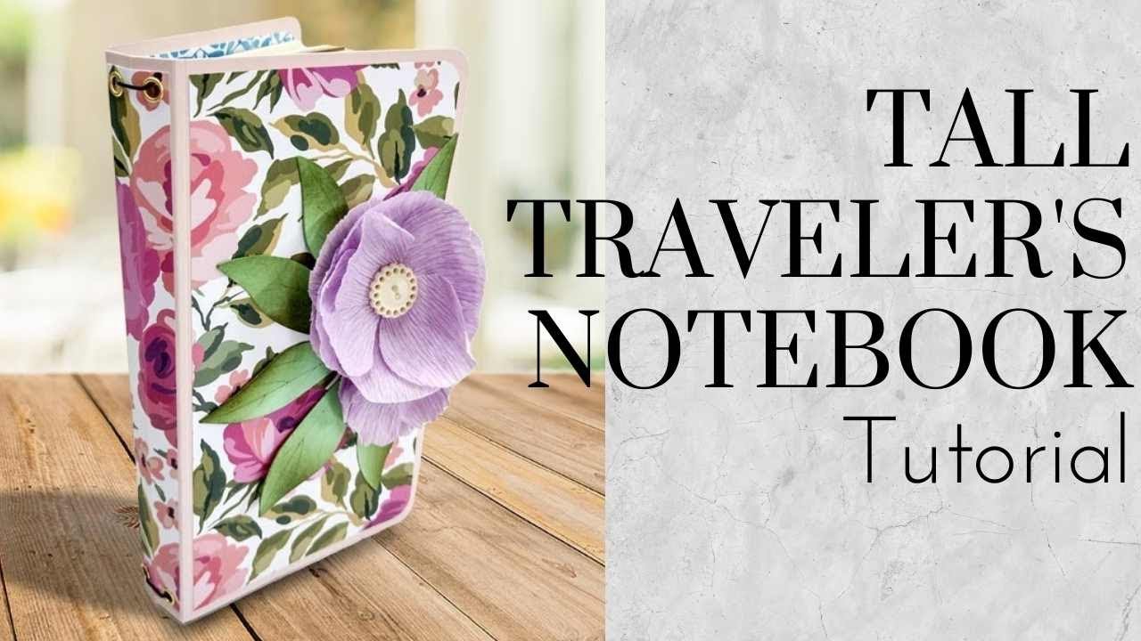 Tutorial | Travelers Notebook Cover with Pockets - YouTube