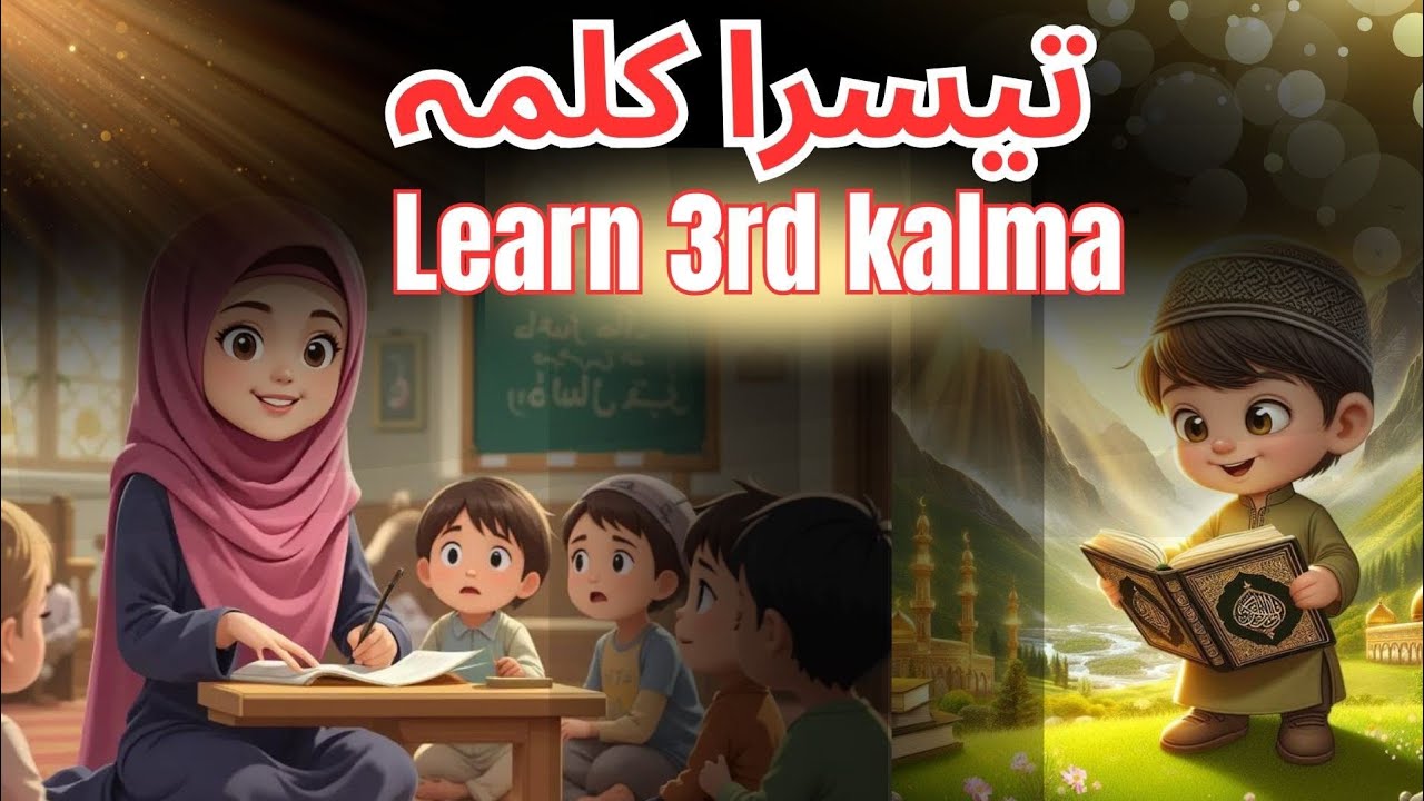 teesra kalma|teesra kalma tamjeed|teesra kalma for kids|tamjeed Arabic ...