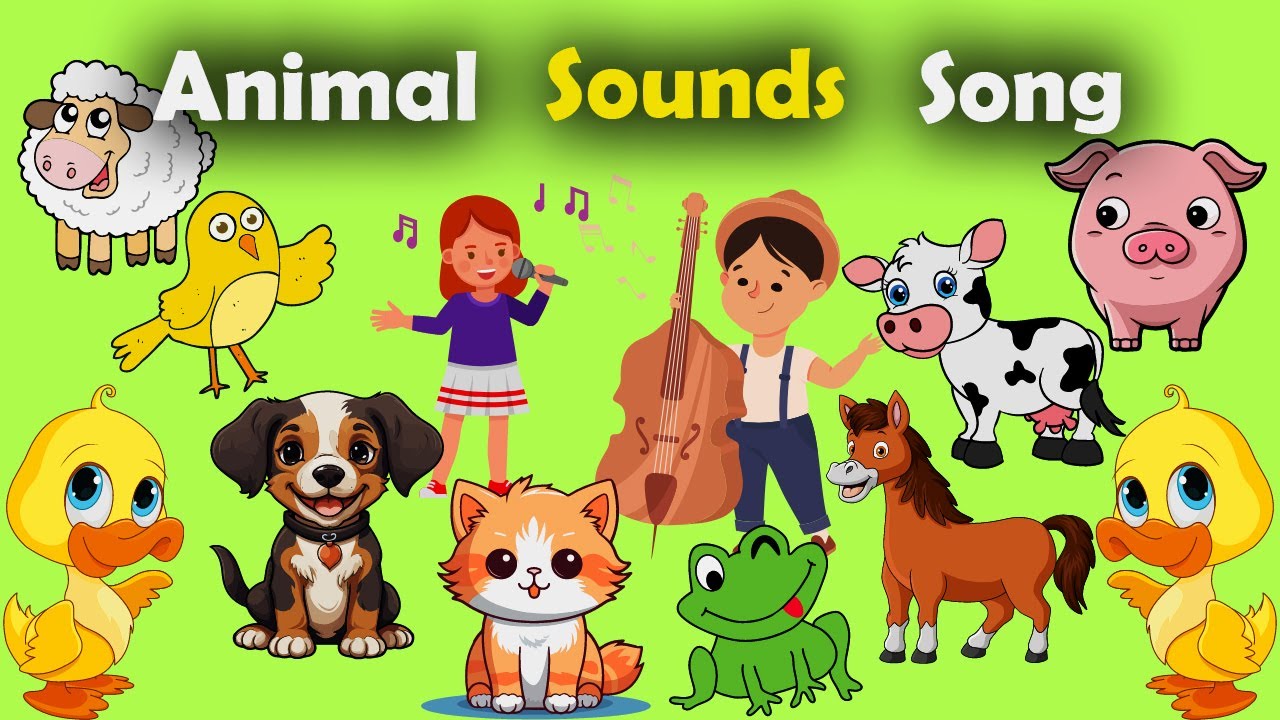 Animal Sounds Song |English nursery rhyme |Baby Song |Kids Songs - YouTube