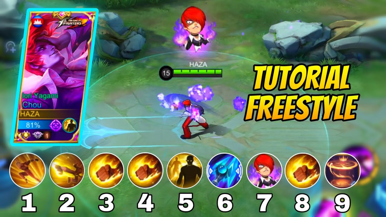 CHOU TUTORIAL 15 NEW FREESTYLE COMBO By HAZA Tips & Tricks / Mobile Legends - YouTube