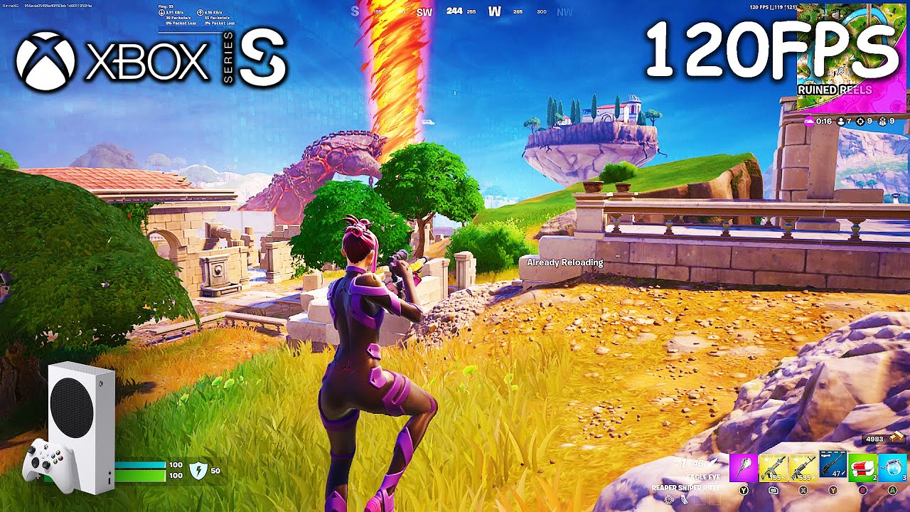 Xbox Series S - Fortnite Chapter 5 Zero Build (1080p 120FPS) - YouTube