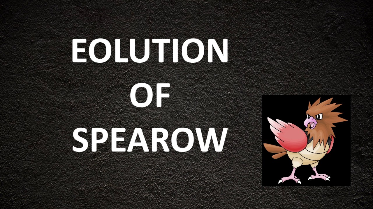 Evolution of Spearow in Pokemon Go - YouTube