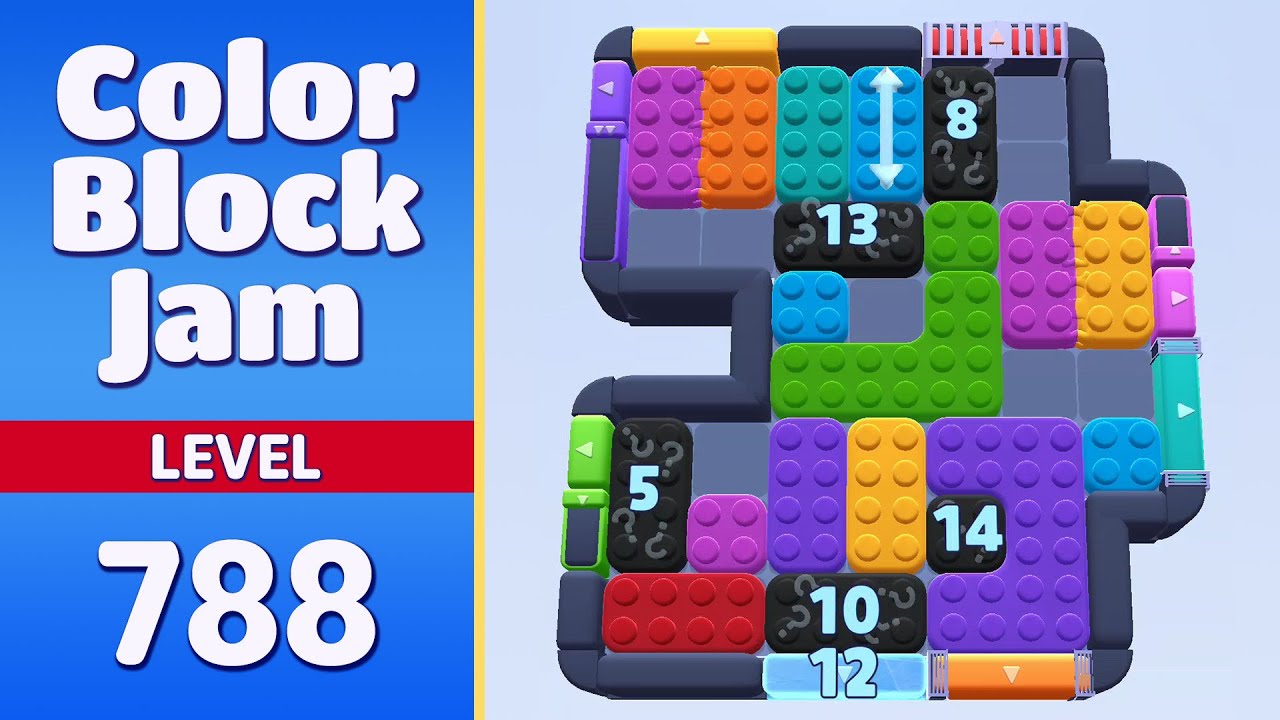 Color Block Jam Level 788 | Every Puzzle Solved! 🎯 - YouTube