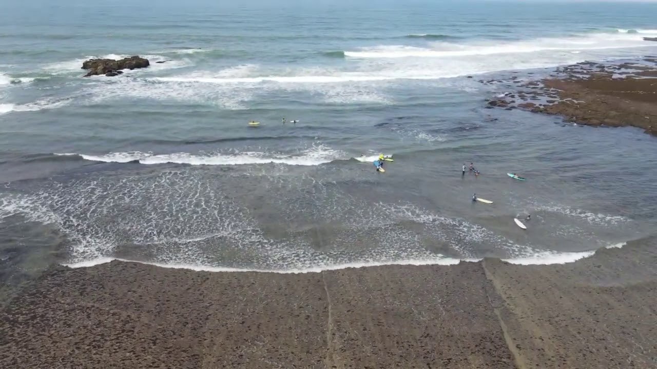 Praia do Matadouro - 1ª Aula de Surf !! - YouTube