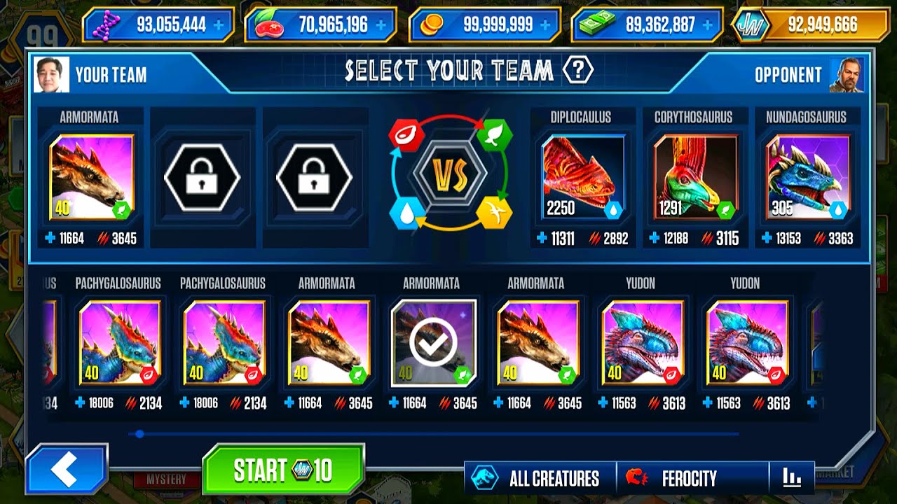 ARMORMATA CHALLENGE! | JURASSIC WORLD THE GAME - YouTube