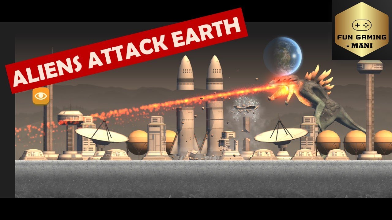 Aliens Attack Earth - City Smash Gameplay - YouTube