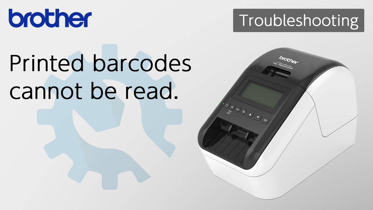 Printed barcodes cannot be read. [Brother Global Support] - YouTube