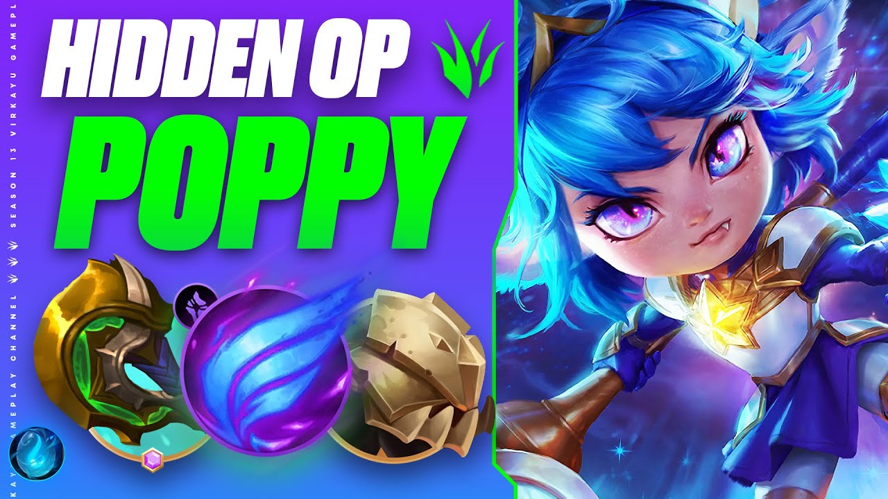 Why Hidden OP POPPY JUNGLE Is STRONG! How To Play In Season 13 ...