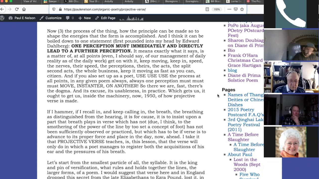 Reading Projective Verse, the Charles Olson Essay - YouTube