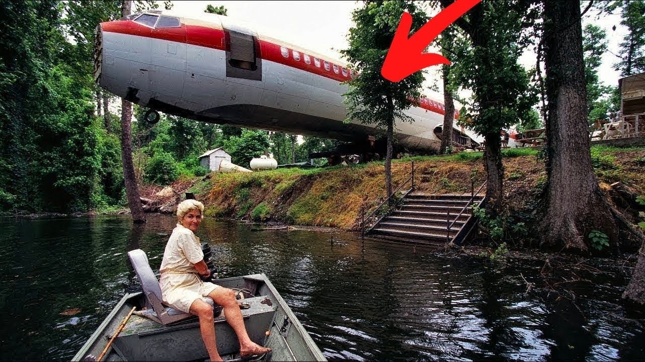 Retired Pilot Decided To Turns a Jet Plane Boeing 727 into a Home ...