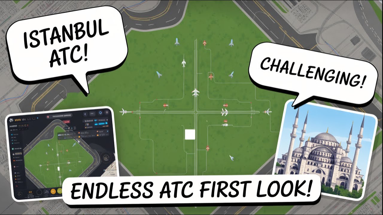 Endless ATC: The Ultimate Air Traffic Control Simulator - YouTube