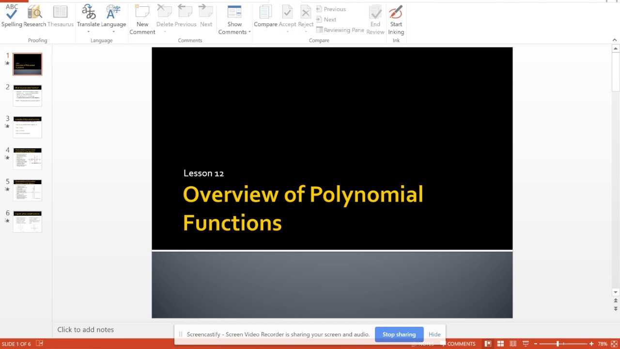 Overview of Polynomial Functions - YouTube
