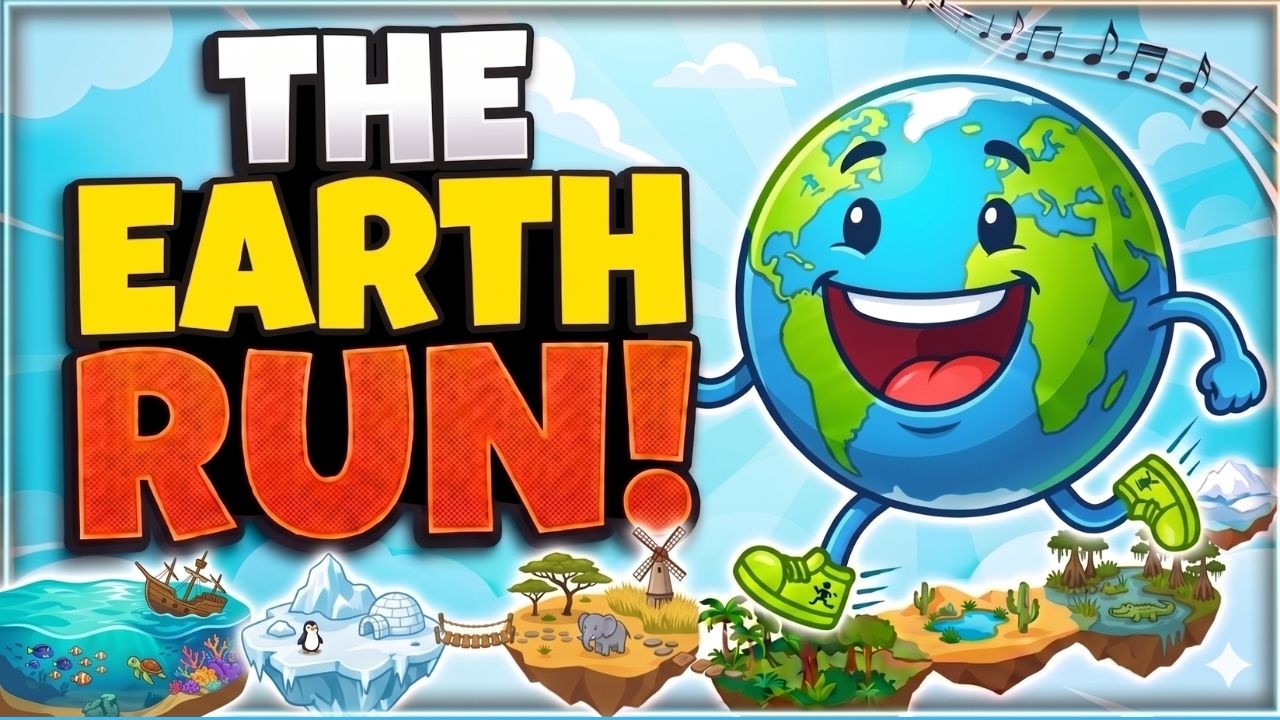 🌎 The Earth Run! 🌎 Brain Break 🌎 Earth Day Brain Break 🌎 Brain Breaks ...