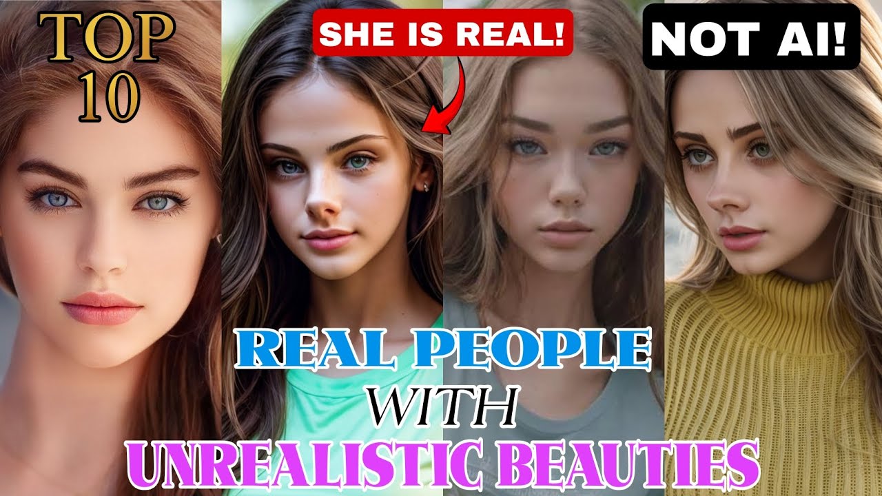 10 Most Unrealistic Beauties that are Real! Real People with ...