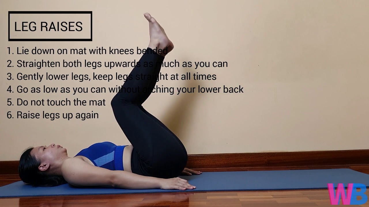 Core Exercises - Leg Raises - YouTube