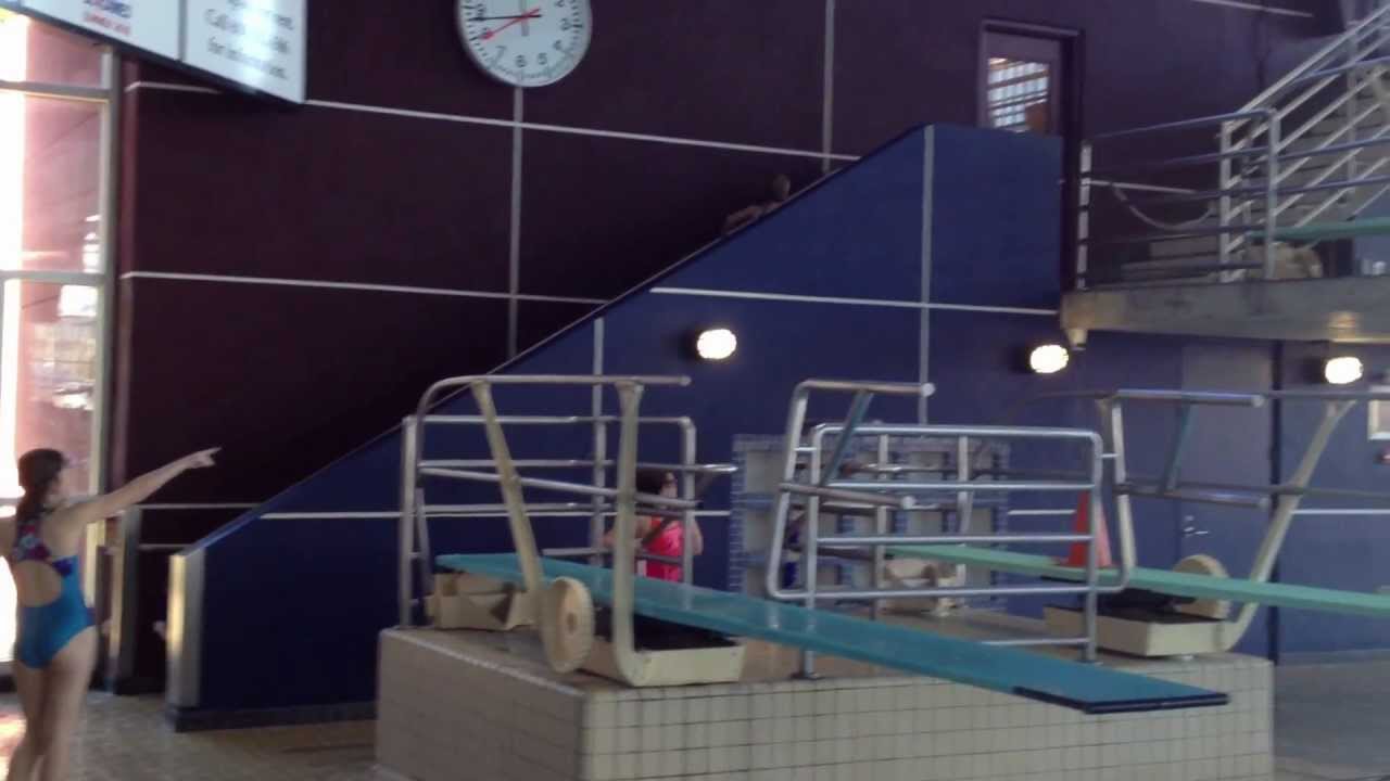 Olivia and the 3 Meter Diving board - YouTube