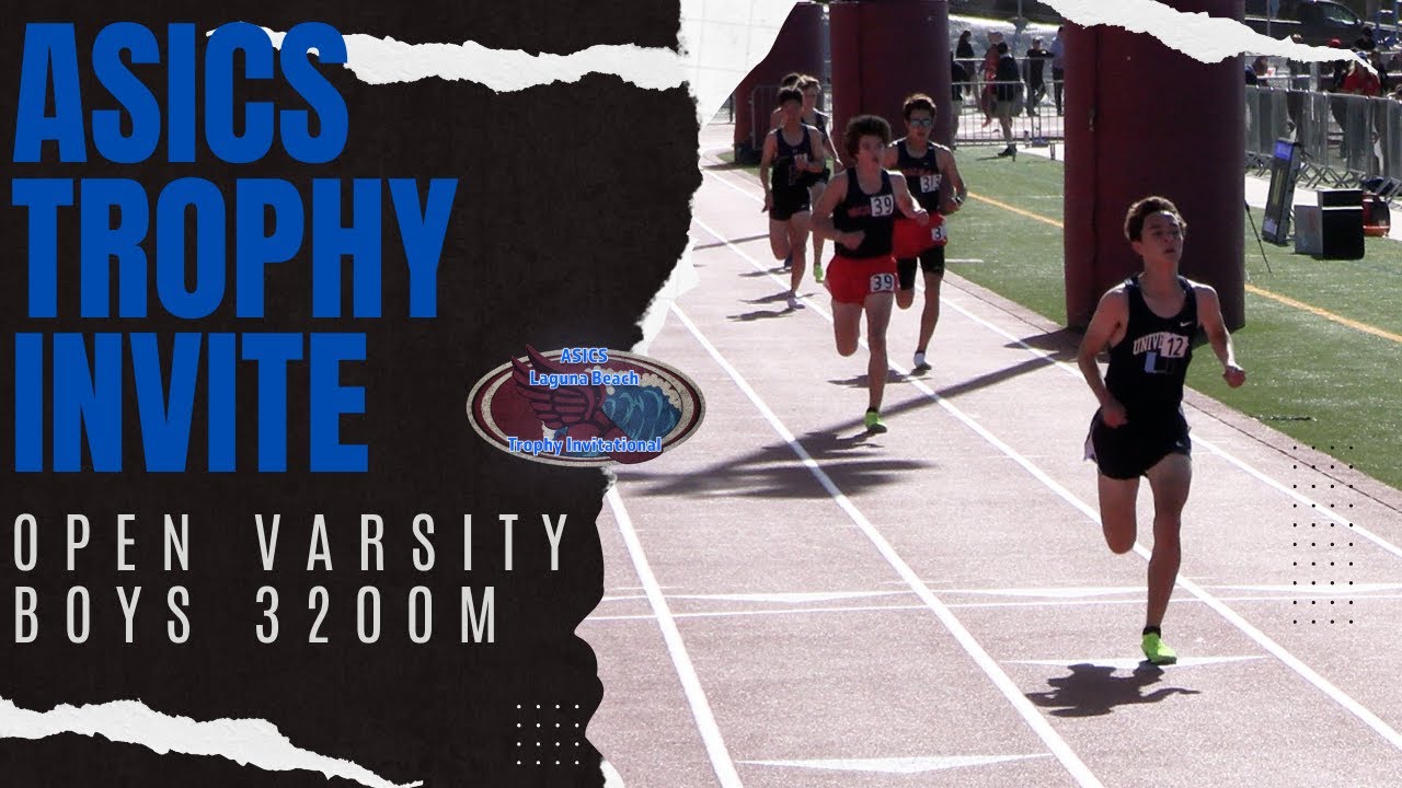 2024 TF - Asics Trophy Invite - 3200M (Boys, Open) #trackandfield - YouTube