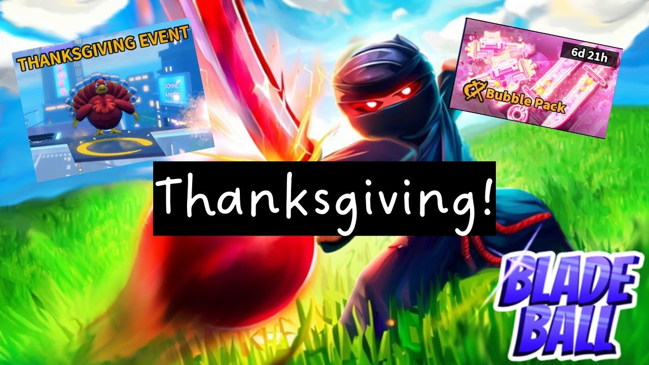 Thanksgiving in Blade Ball is AMAZING!! - YouTube