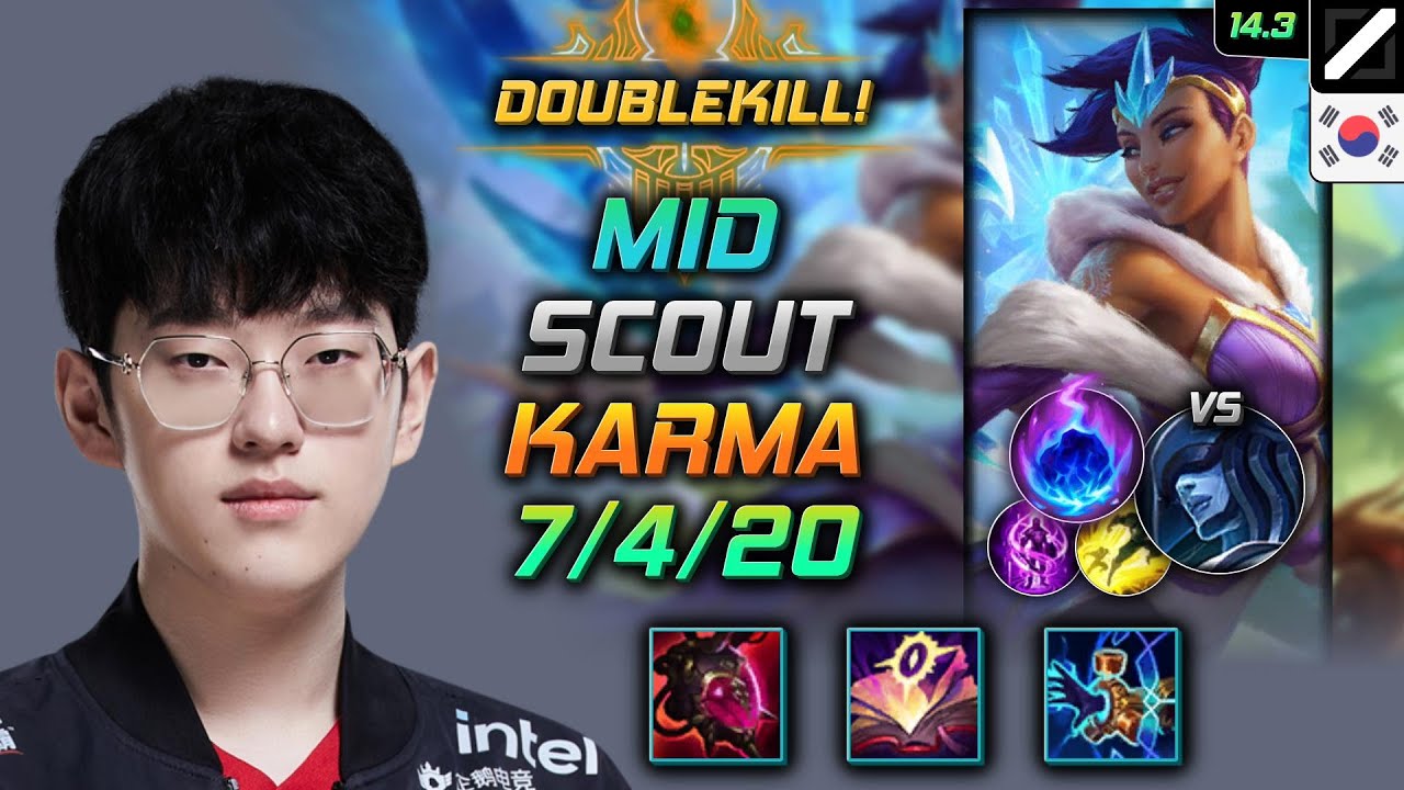 Karma Mid Build Scout Malignance Arcane Comet - LOL KR GrandMaster ...