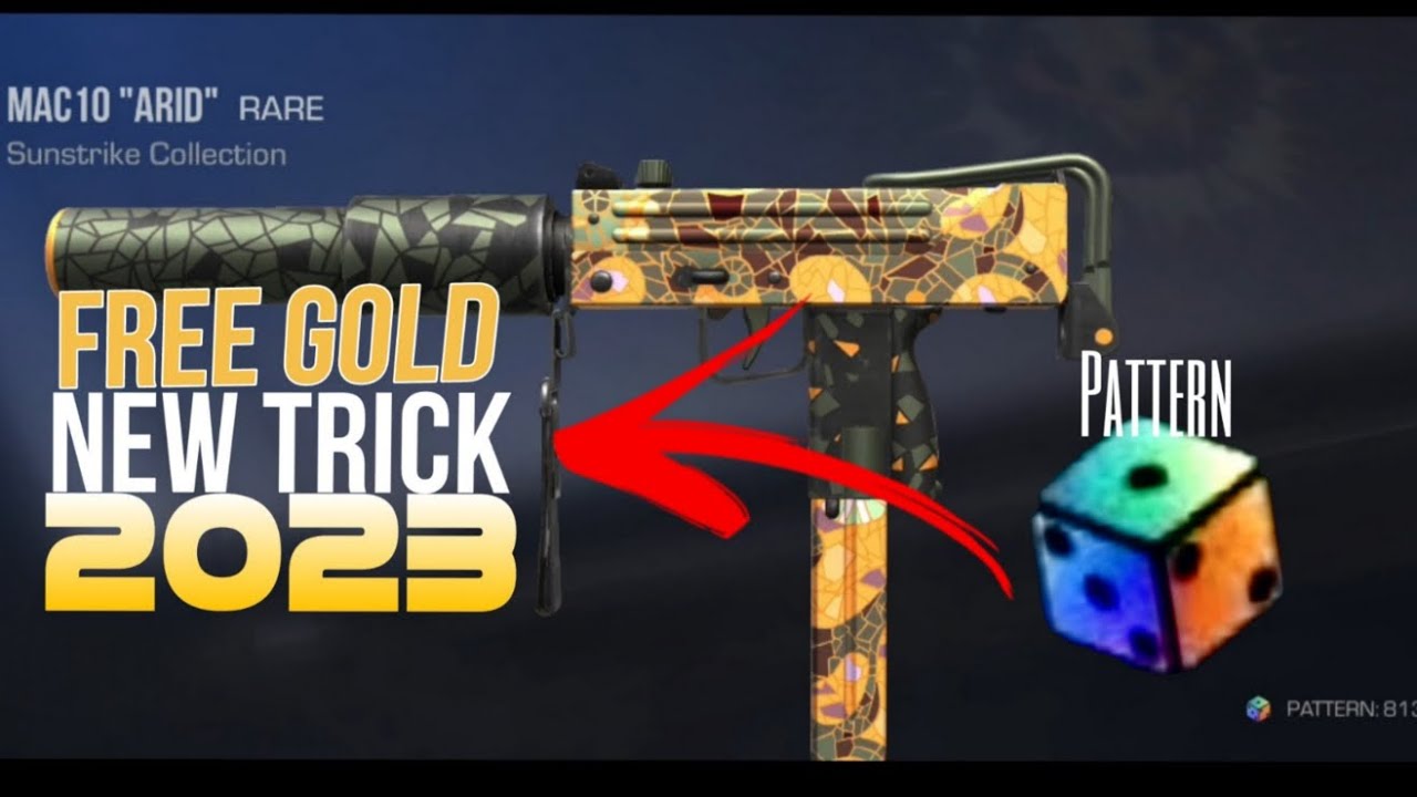 standoff 2 free gold pattern trick 2023 - YouTube
