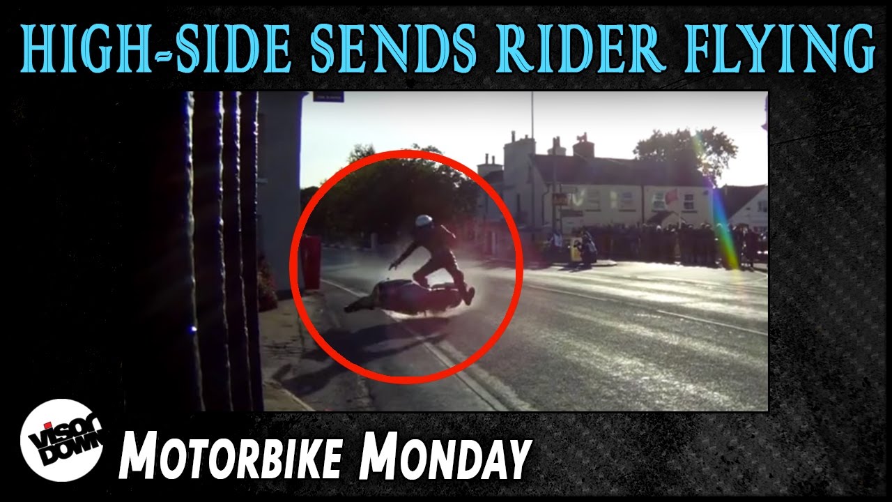 High-side sends rider FLYING | Motorbike Monday - YouTube