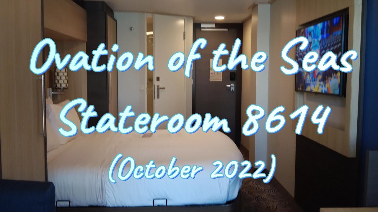 Ovation of the Seas Stateroom 8614 (with balcony) - YouTube