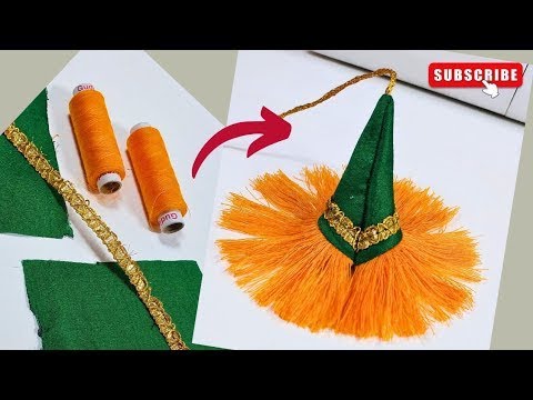 How to make Thread Latkan very beautiful and Stylish tassels || fashion ...
