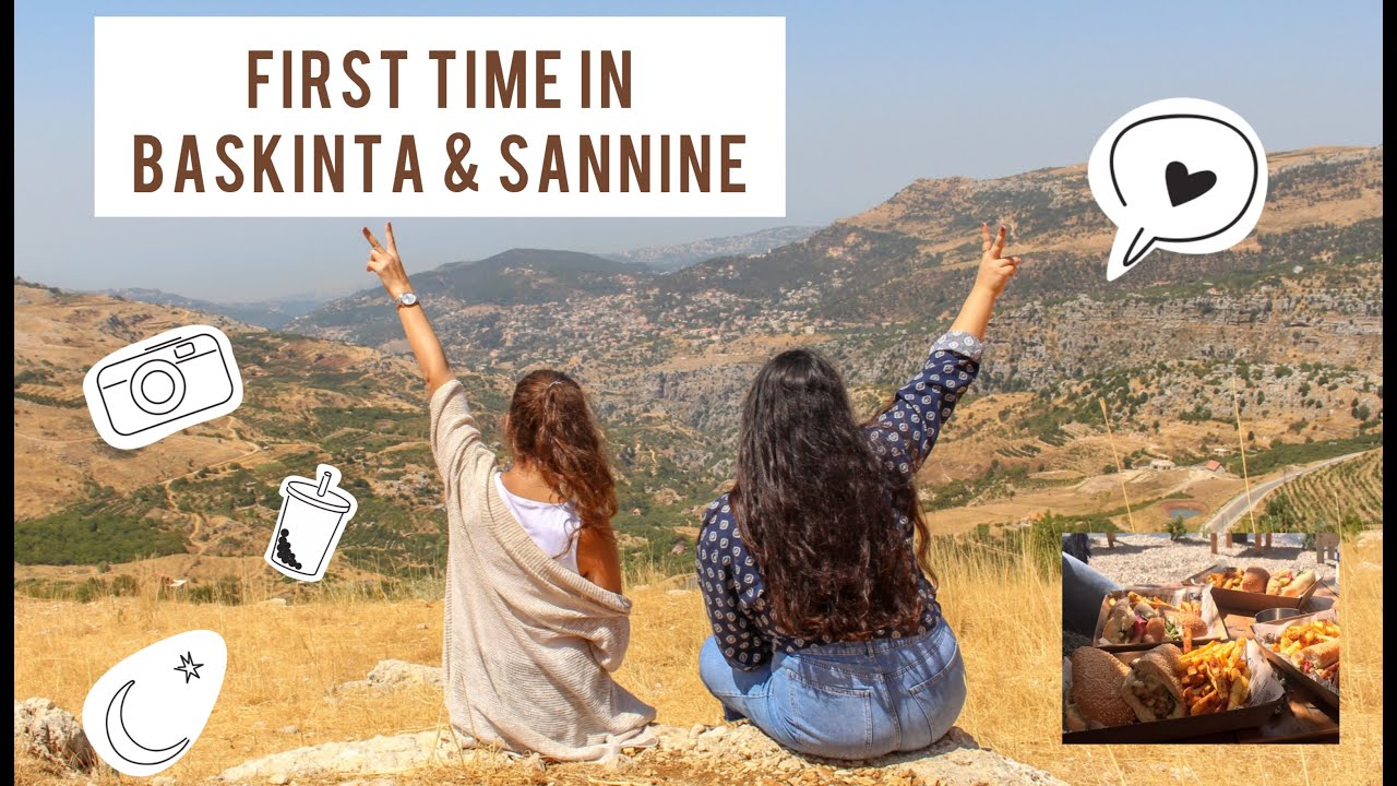 First time in Baskinta and Sannine, road trip to the mountains - YouTube