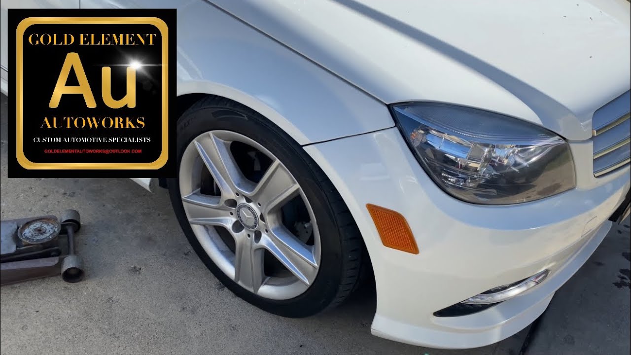 How To Identify - Cracked OEM Mercedes Benz Wheel Rim 2011 C300 C-Class ...