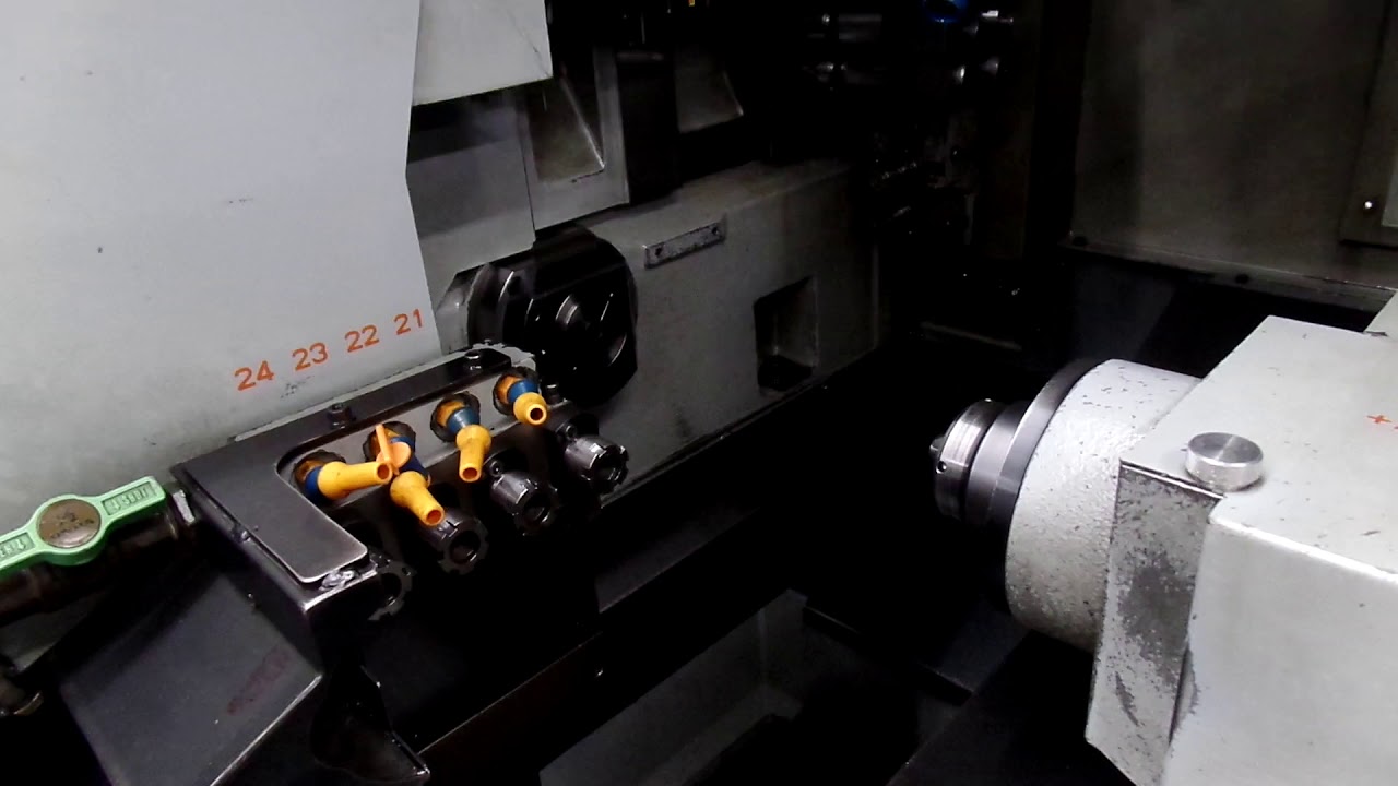 Star SR-32J CNC Swiss Type Automatic Lathe, New 2006 - YouTube