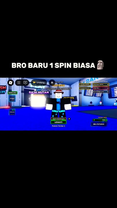 BRO BARU 1 SPIN BIASA MALAH INI 🗿🤣🤣 #roblox #fypviralシ #harusberanda #bluelock - YouTube