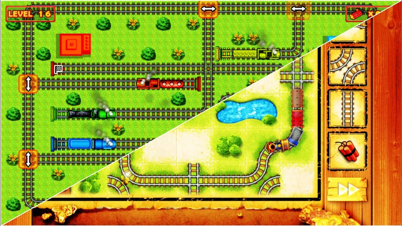 Rail Of Crisis & Gold Train Rush Combination - Train Puzzle Game ...