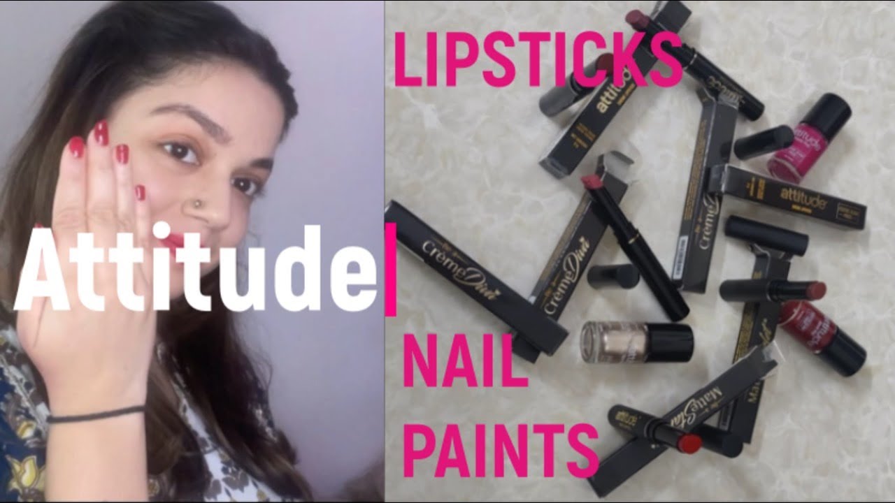 Lipsticks | Nail Paint | Attitude | Amway - YouTube
