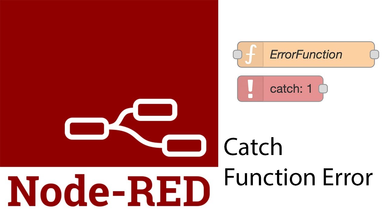 Catch Function Errors In Node Red Youtube
