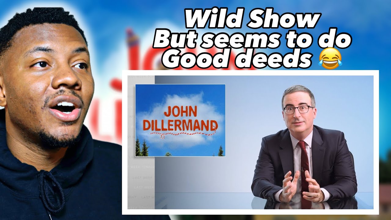 AMERICAN REACTS To John Dillermand: Last Week Tonight with John Oliver ...