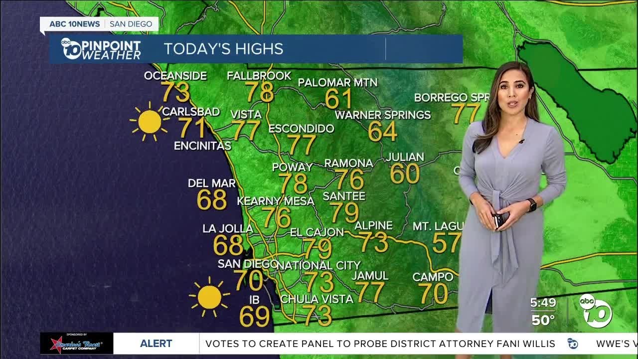 ABC 10News Pinpoint Weather with Weather Anchor Vanessa Paz - YouTube