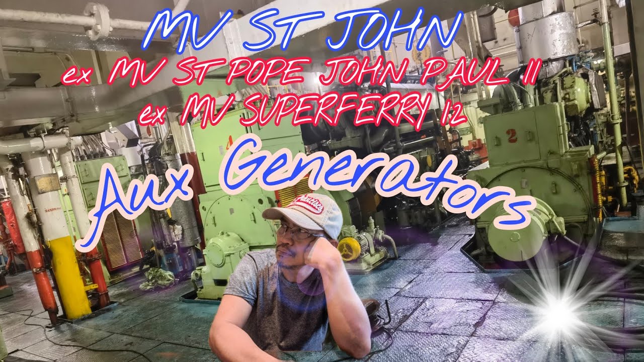MV St John (ex MV St Pope John Paul II, ex Superferry 12) aux gen ...