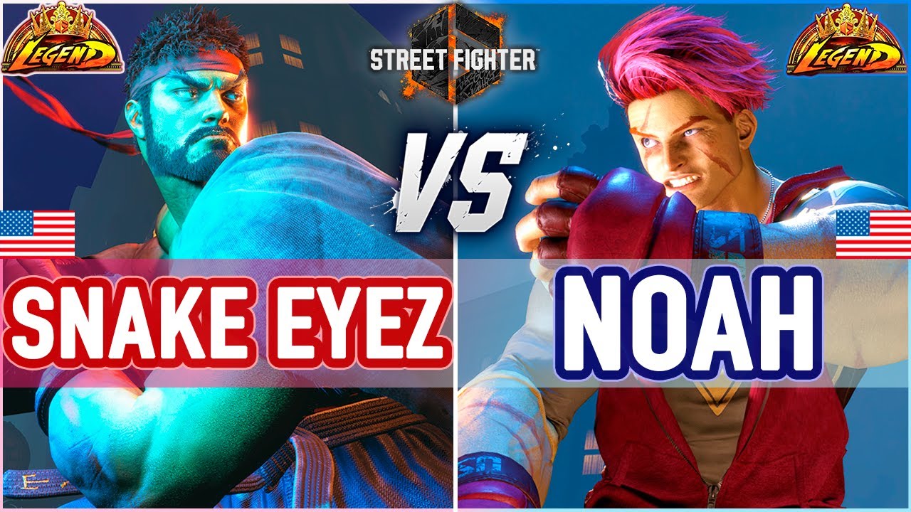 SF6 🔥 Snake Eyez (Ryu) vs Noah (Luke) 🔥 SF6 High Level Gameplay - YouTube