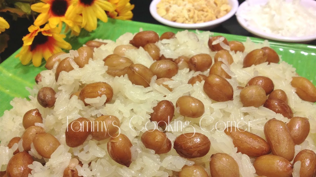Xôi Đậu Phọng (Peanut Sticky Rice) Xoi Dau Phong - YouTube
