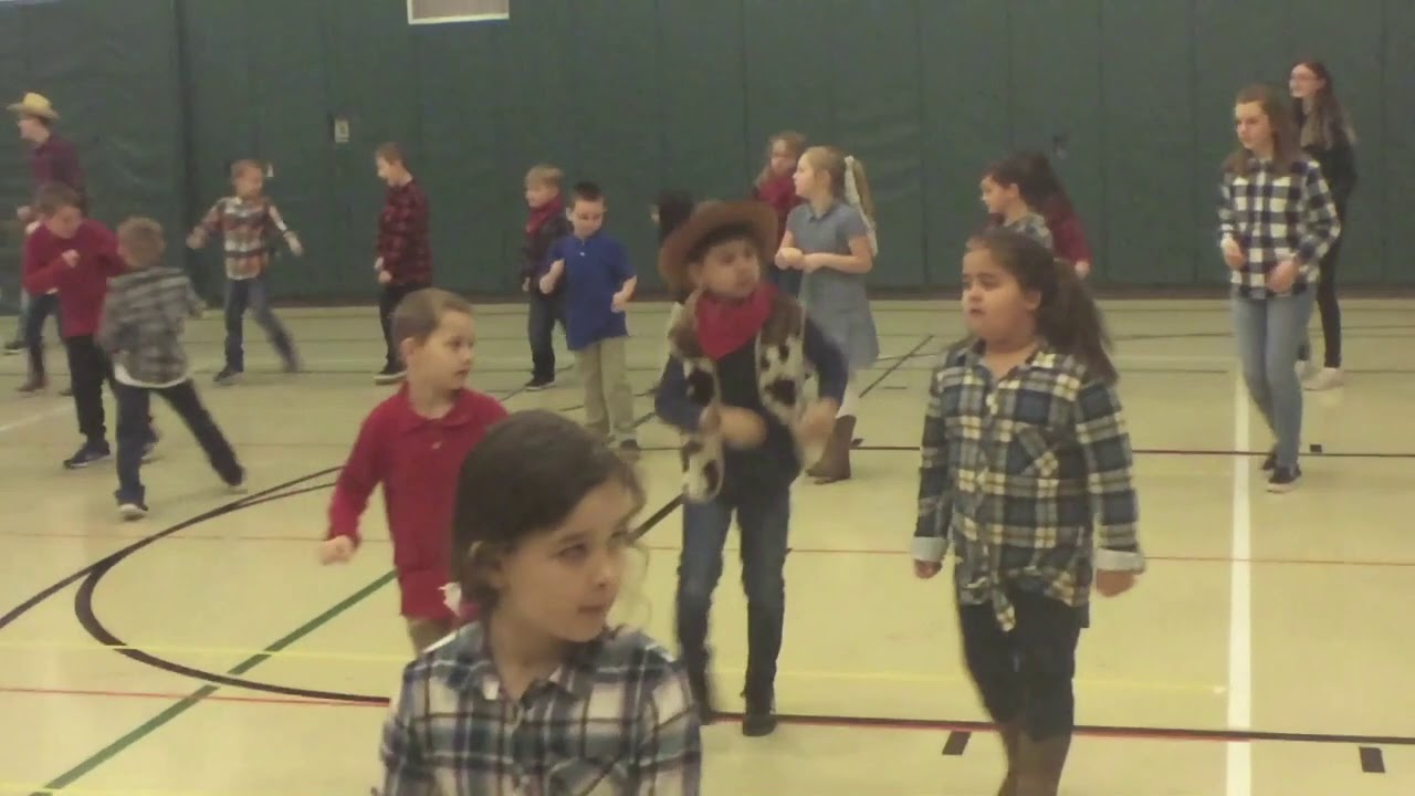 L.B. Morris Elementary Country Line Dancing - YouTube