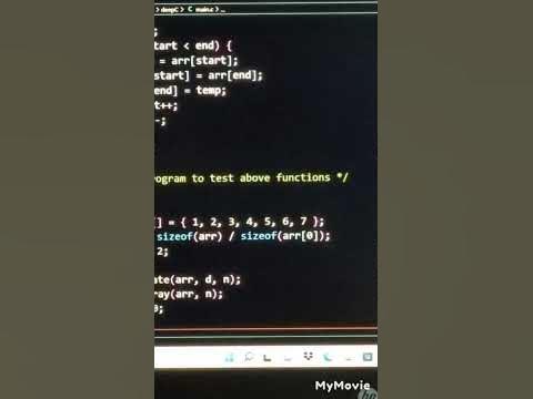 reversal algorithm of array rotation 🧲 PrOgRaMmInG 🌖🌸🌖 - YouTube