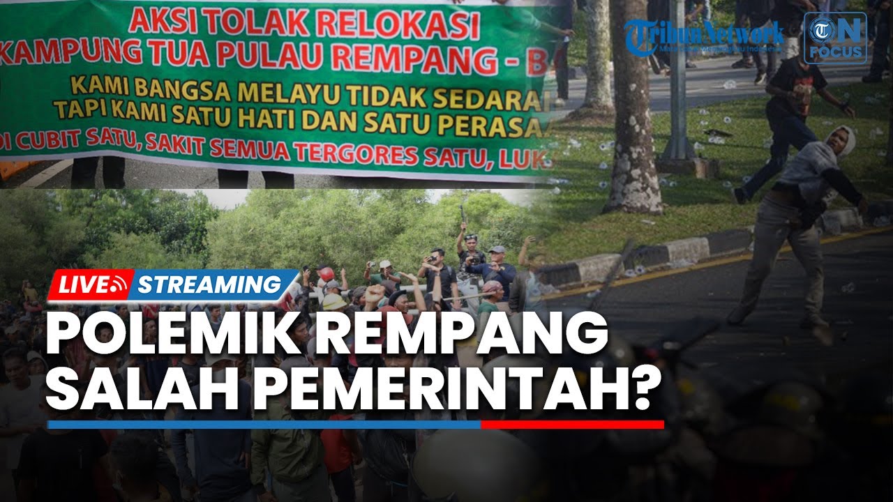 🔴polemik Pulau Rempang Picu Bentrok Aparat And Warga Mahfud Md Diurut