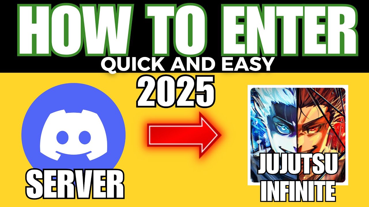 HOW TO JOIN THE OFFICIAL JUJUTSU INFINITE ROBLOX DISCORD SERVER - YouTube