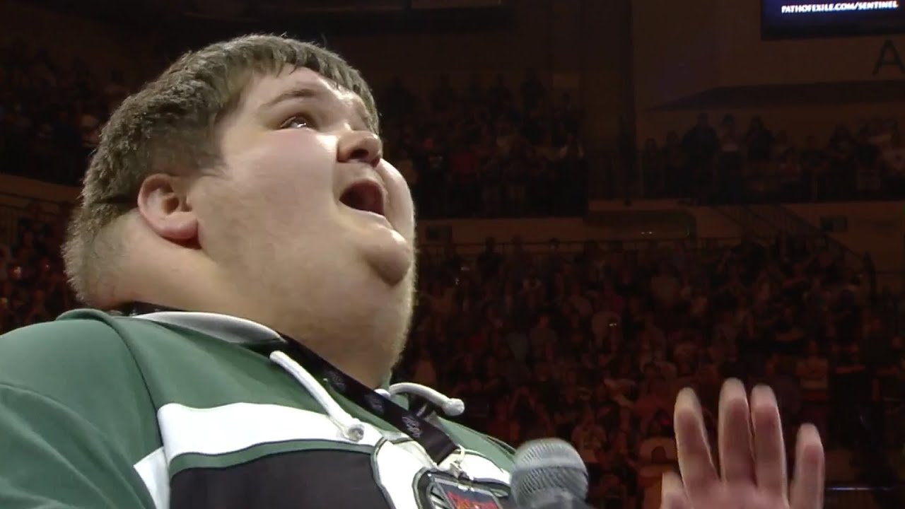 Airsoft Fatty Sings The National Anthem | Creator Clash Reaction - YouTube