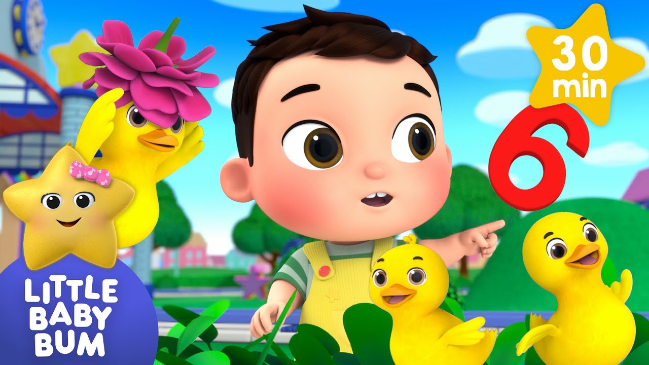 6 Little Ducks! Learn Numbers Song⭐ | Little Baby Bum | Kids Nursery ...