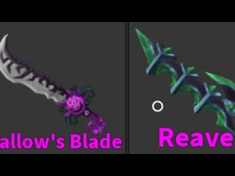 Two of my New Godlies! Hallow's Blade and Reaver Evo| Murder Mystery 2 ...