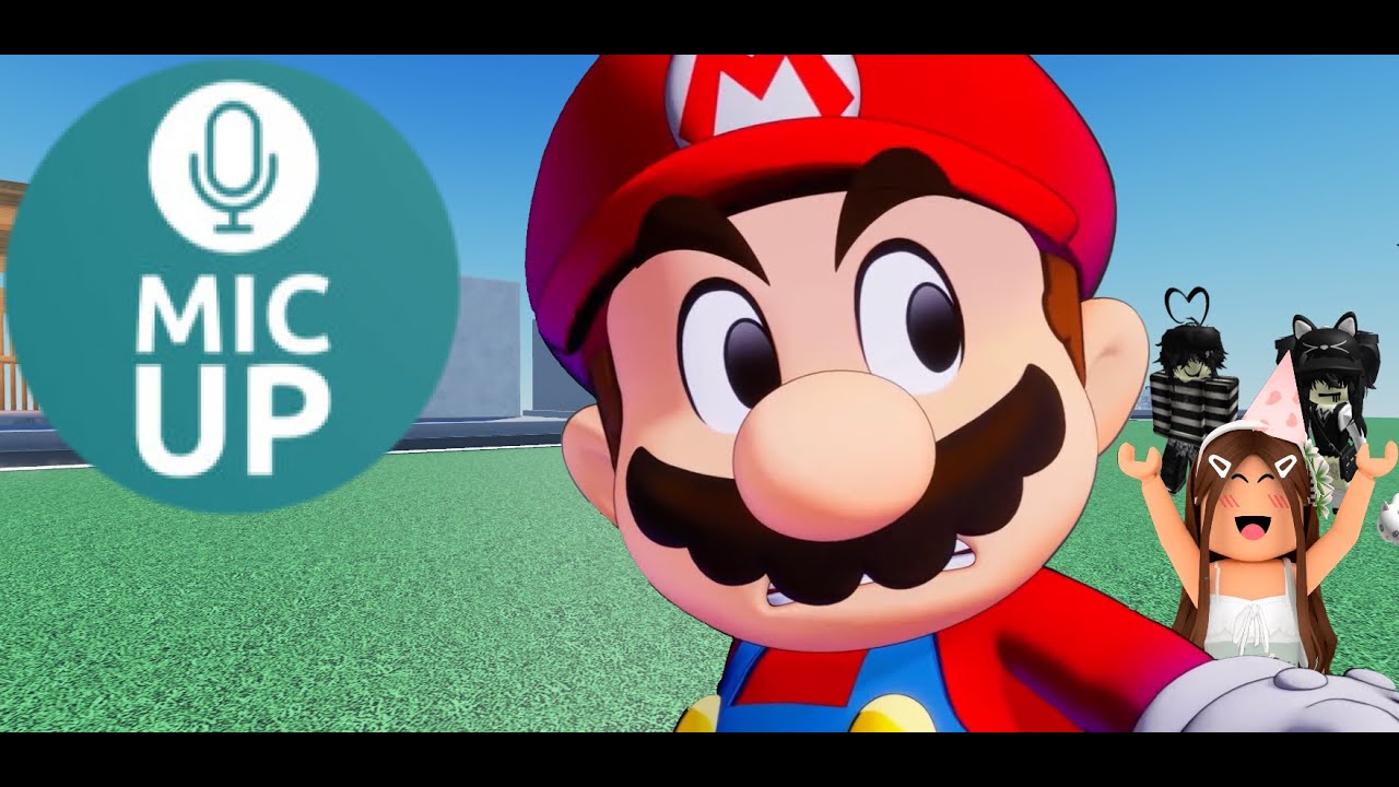 Mario Plays Mic Up! (Roblox Voice Trolling) - YouTube