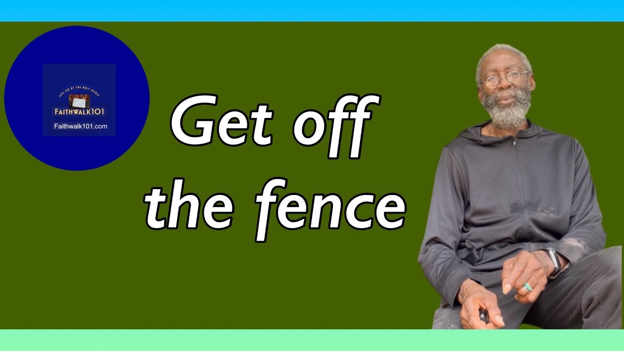 “Get off the fence”#jesus #foryou #youtube #viralvideo #trending ️ ️🙏💕 ...