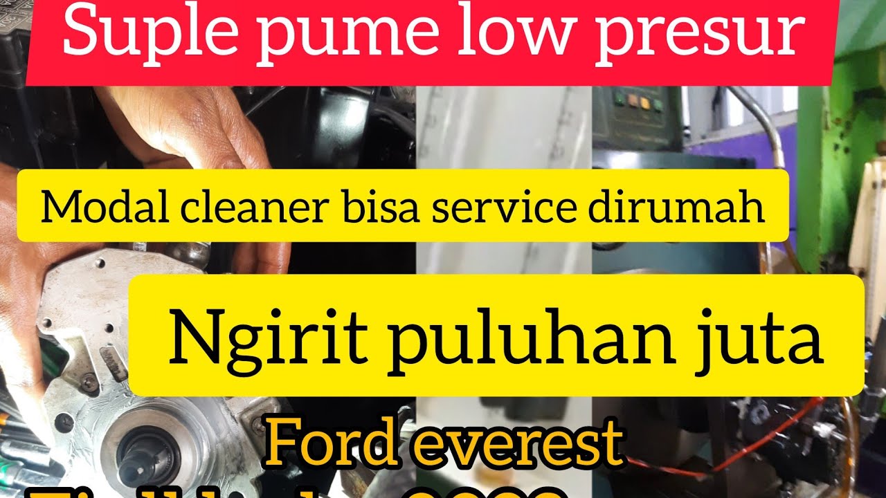 CARA MUDAH SERVICE SUPPLY PUMP FORD EVEREST!!! GARA2 SOLAR BUSUK"TELAT ...
